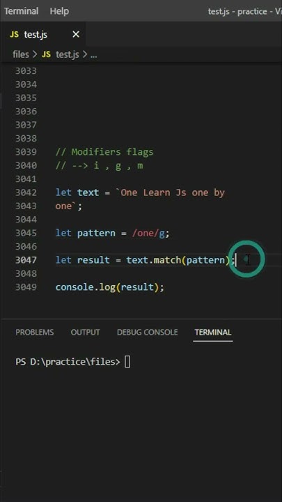 #modifiers in regular expression in #javascript #shorts - YouTube
