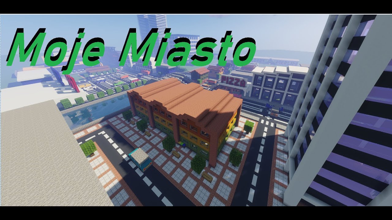 Minecraft pokazuje moje miasto (ponad 20k bloków) - YouTube
