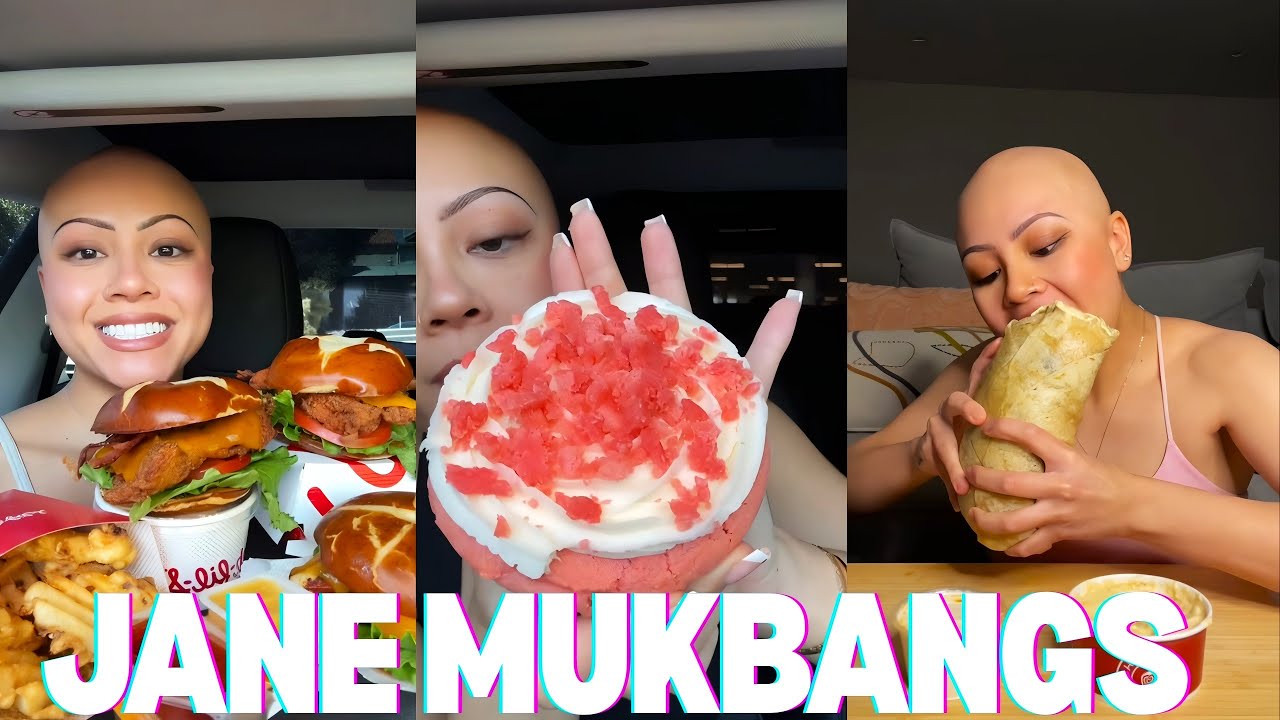 "Jane Mukbangs" ASMR TikTok Video Compilations | Mukbang Eating - YouTube