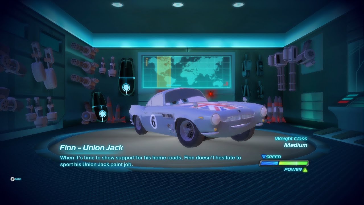 Cars 2 PC - Finn - Union Jack Gameplay - YouTube