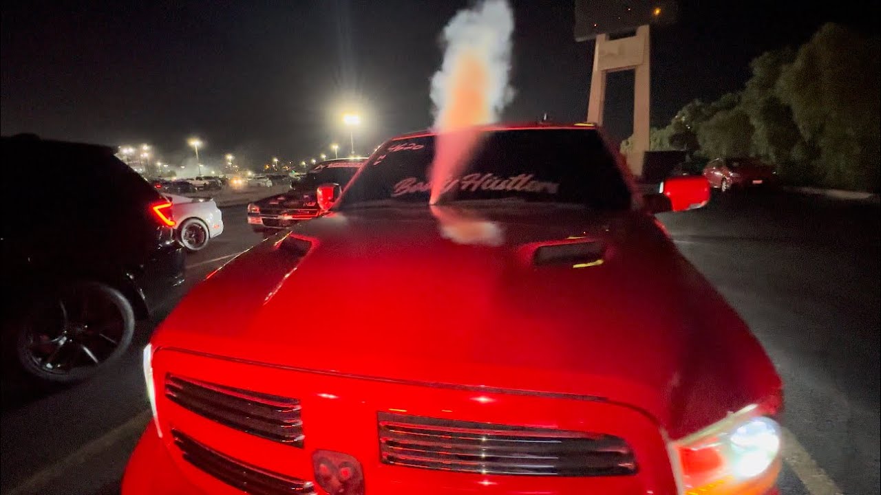 NITROUS RAM PURGING THROUGH STAGING LANES!! - YouTube