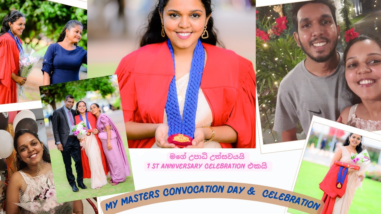 My Masters degree convocation & celebration| Sinhala #convocation2024 # ...