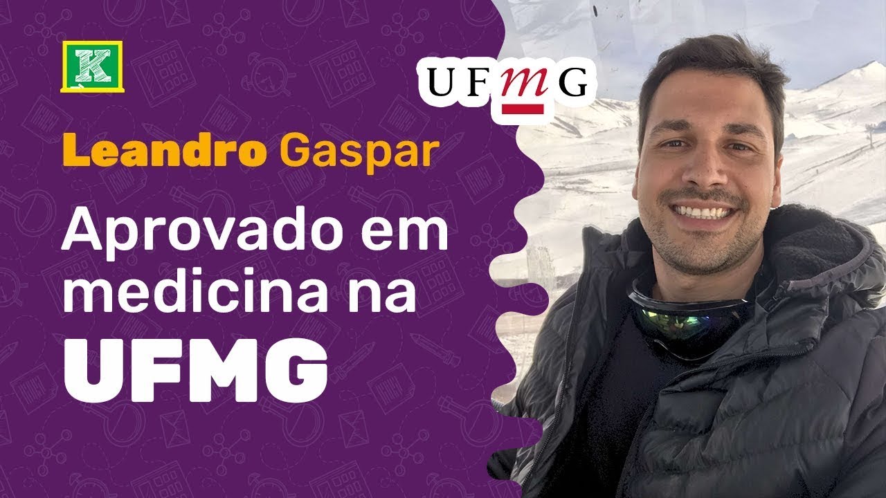 APROVADO em Medicina na UFMG - LEANDRO GASPAR | Entrevista com Aprovado - YouTube