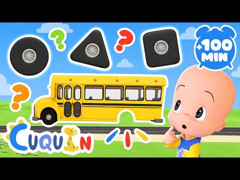 🔷 Learn Shapes with Cuquin & The Magic Bus! 🚌 Letters and Camping Adventures for Kids