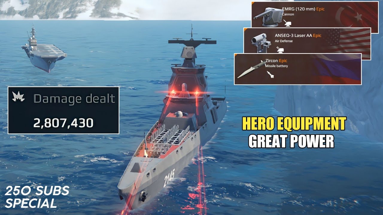 RF Project 2145 with full Zircon scoring 2.8 million damage & 5 kills ...