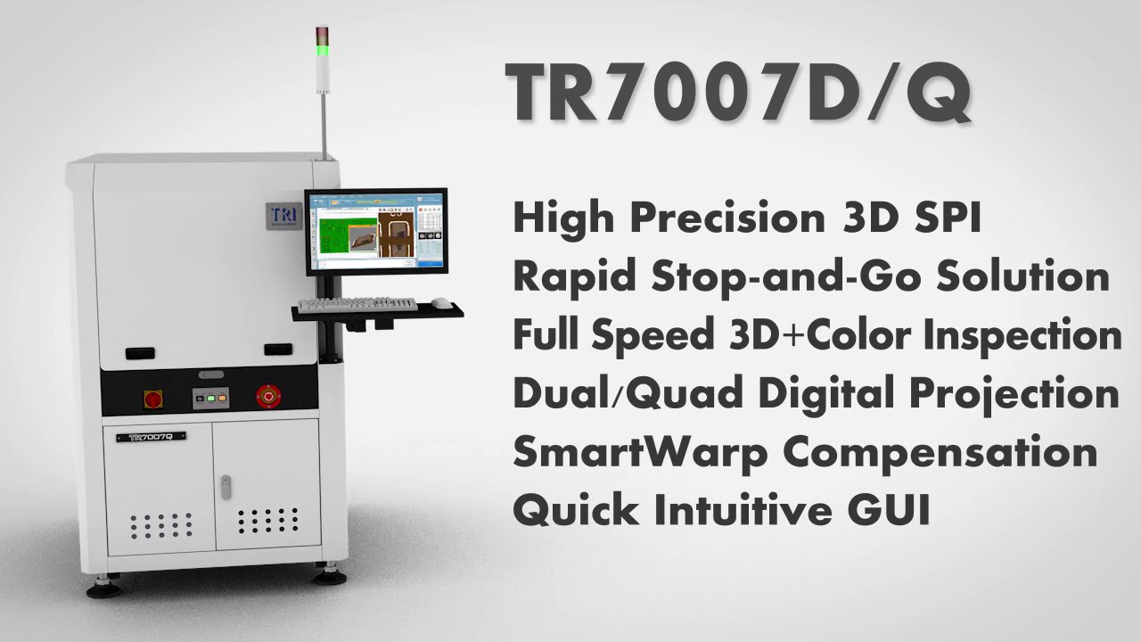 TR7007D/Q - High Accuracy 3D SPI - YouTube