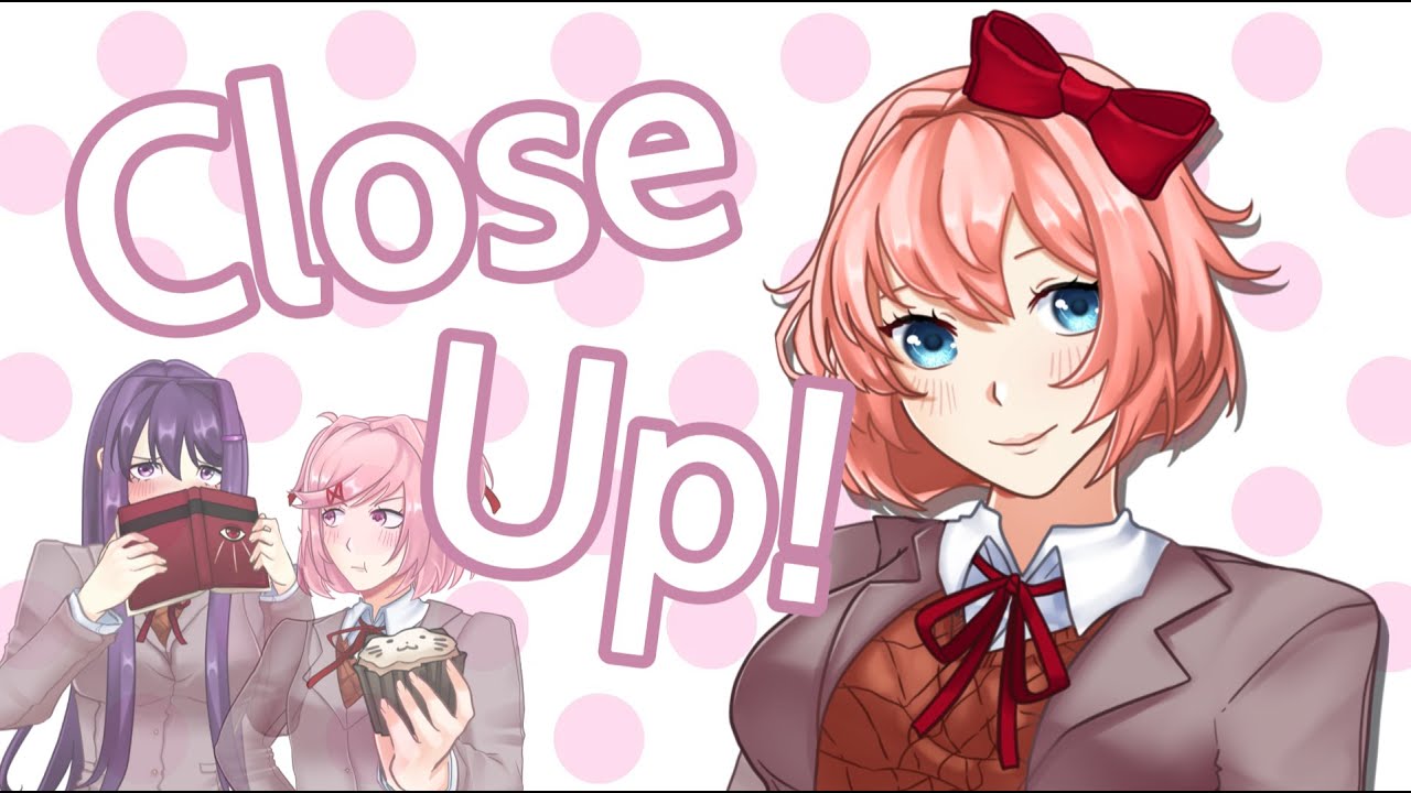 CLOSE UP~! || DDLC Animation Meme! - YouTube