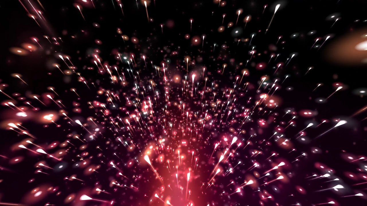 4K Red Comet Hyperspace Field - 60fps 2160p Motion Background #AAVFX ...