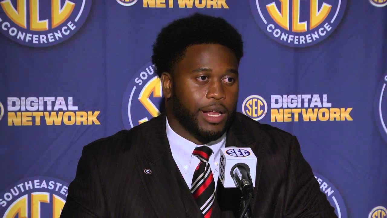 2013 SEC Football Media Days - Garrison Smith - Georgia DE - YouTube
