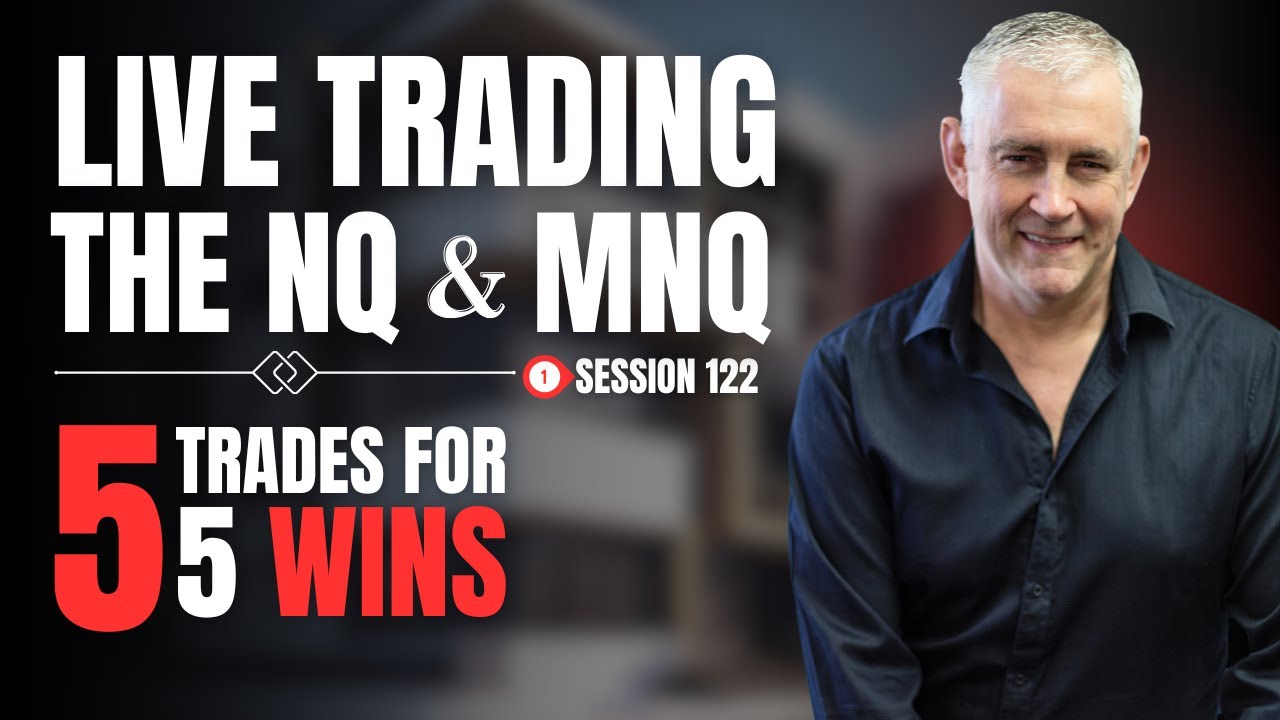 Live Trading the NQ and MNQ. 5 trades for 5 wins. - YouTube