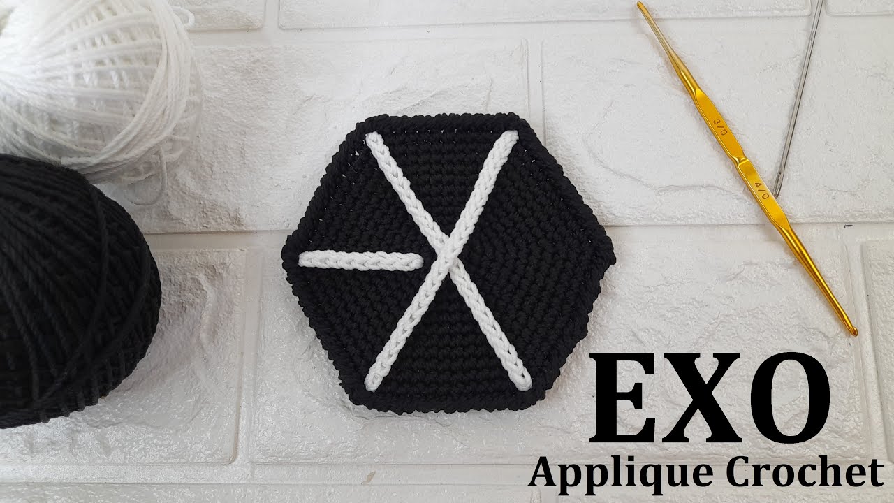 EXO Crochet Applique Patterns │Soooo Easy│Tutorial Amigurumi for ...