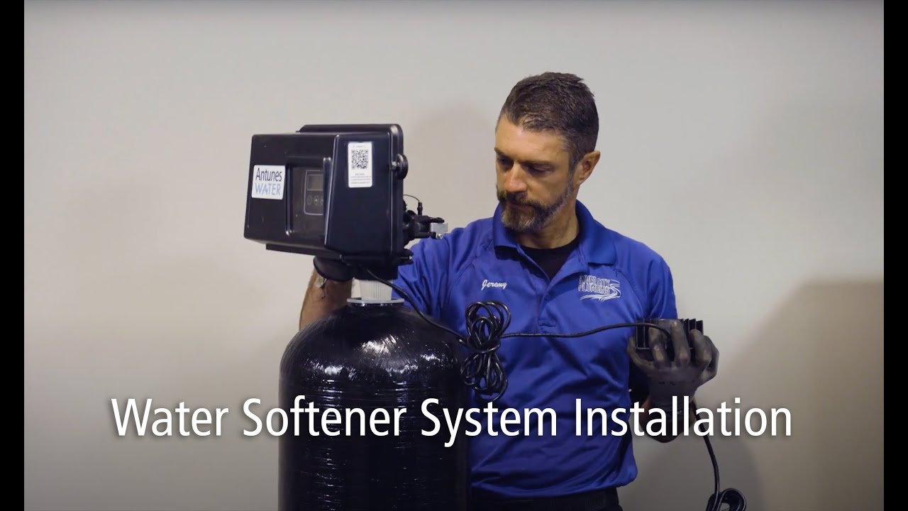 Water Softener System Installation - YouTube