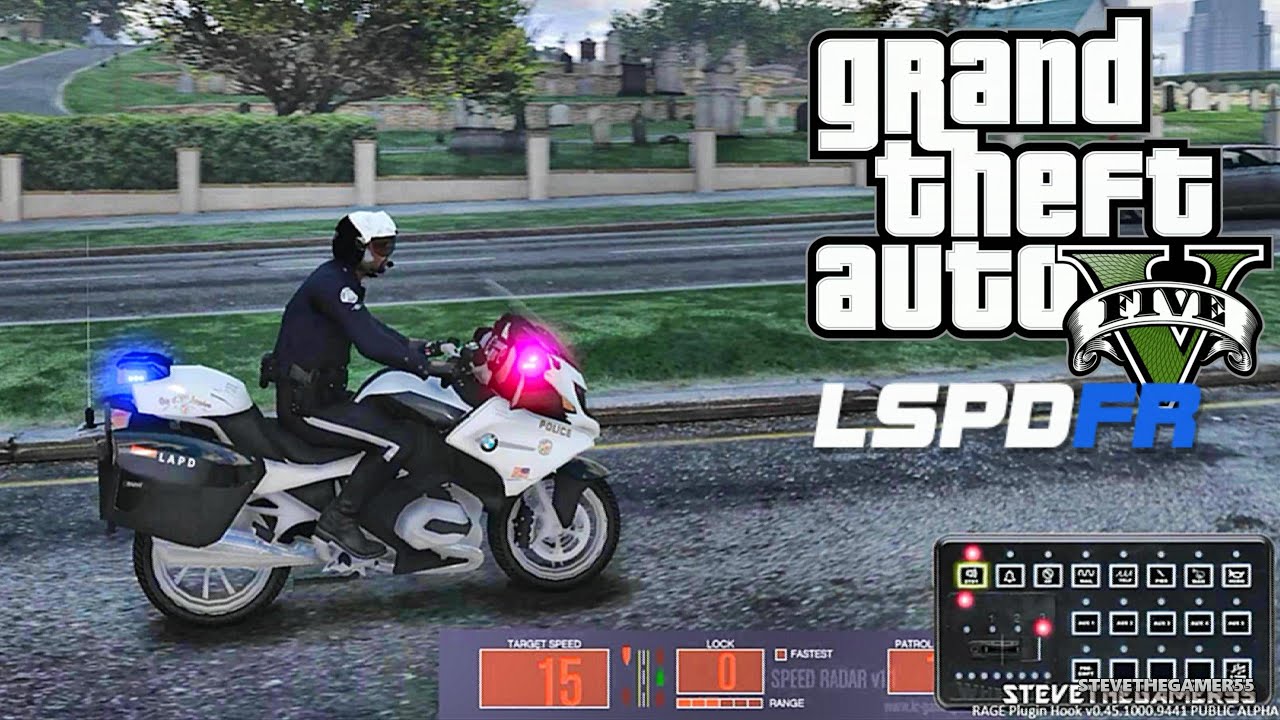 GTA 5 LSPDFR 0.3.1 - EPiSODE 192 - LET'S BE COPS - LAPD MOTORCYCLE UNIT ...