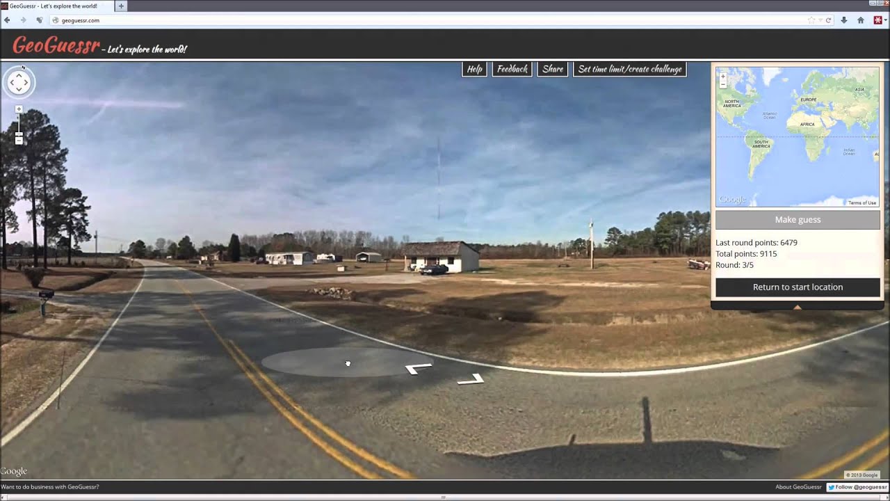 Geoguessr Challenge #6 USA! USA! USA! - YouTube