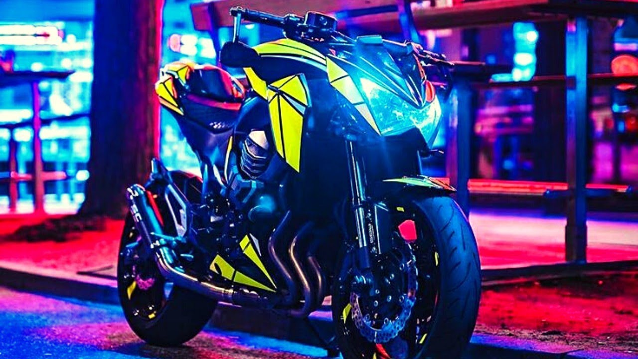 KAWASAKI wrapped &modified Z1000/800 bike/part_3 - YouTube