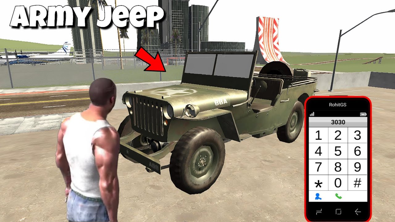 Army Jeep Cheat Code in Indian Bike Driving 3d New Update | Indian Bike Driving 3d Army Jeep ...