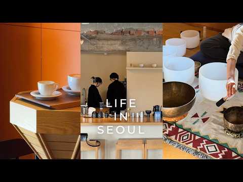 Seoul Vlog - Spring Bukchon Walk | Where to Eat, Drink & Shop | Anguk & Samcheong | Cherry Blossoms