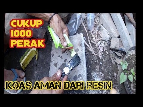 tutorial cara membersihkan koas bekas resin cukup dengan cara ini koas ...