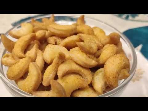 Masaledar Kaju Mathri # एकदम बाजार जैसे काजू नमक पारे चटपटे, खस्ता ...