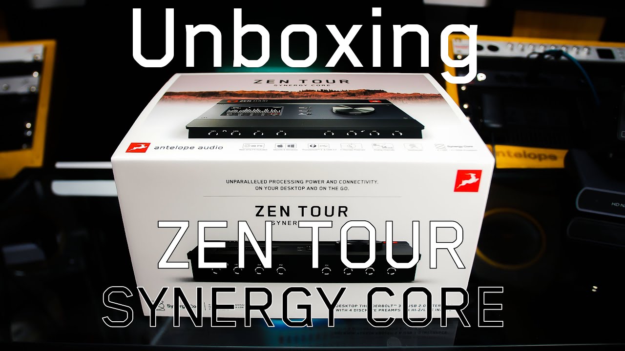 Zen Tour Synergy Core 開封動画 - Unboxing Zen Tour Synergy Core - YouTube