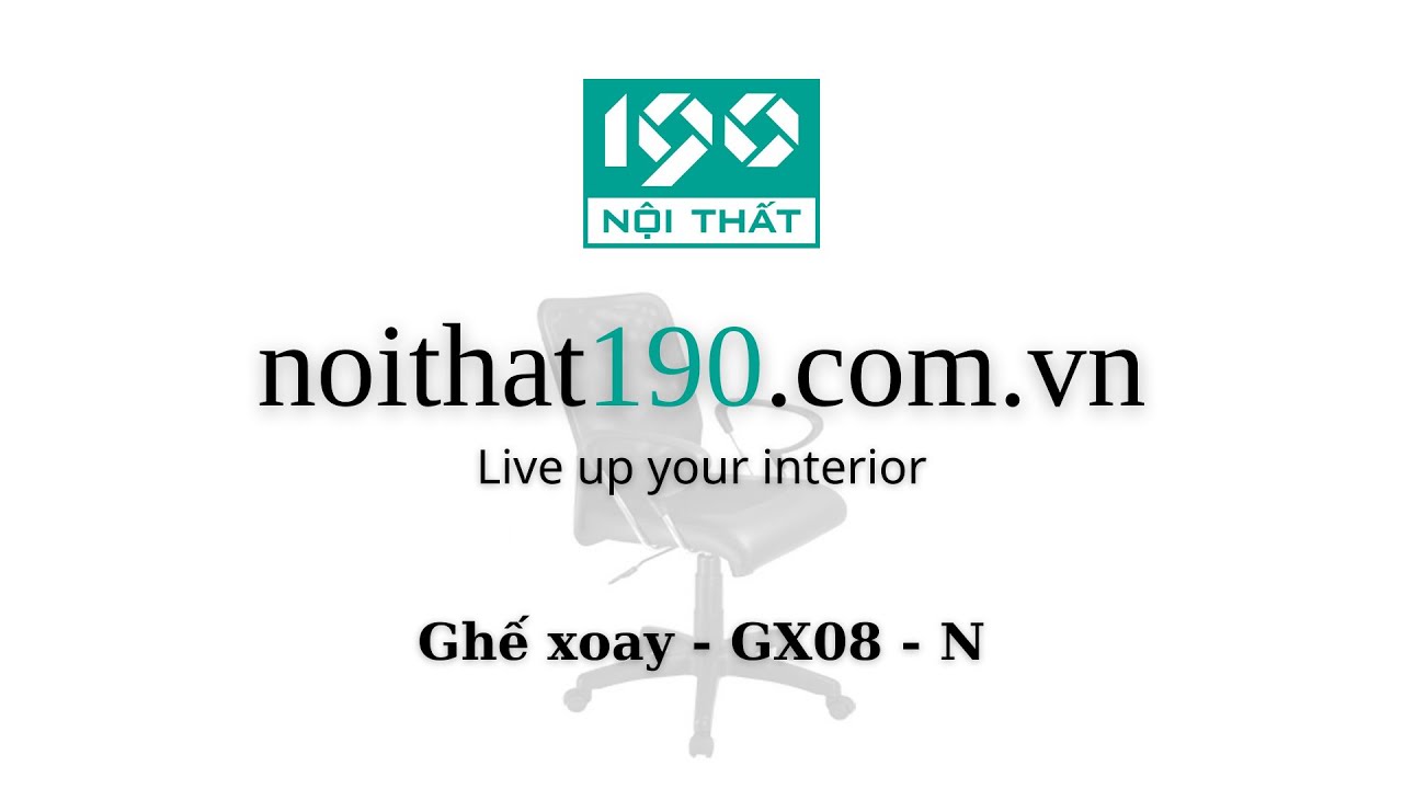 Ghế xoay hiện đại GX08 | Nội Thất 190 - YouTube