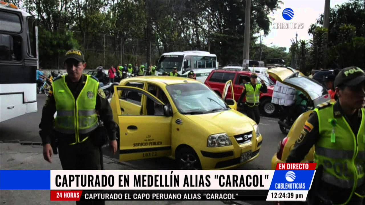Capturado en Medellín alias 'Caracol', principal capo del Perú - YouTube