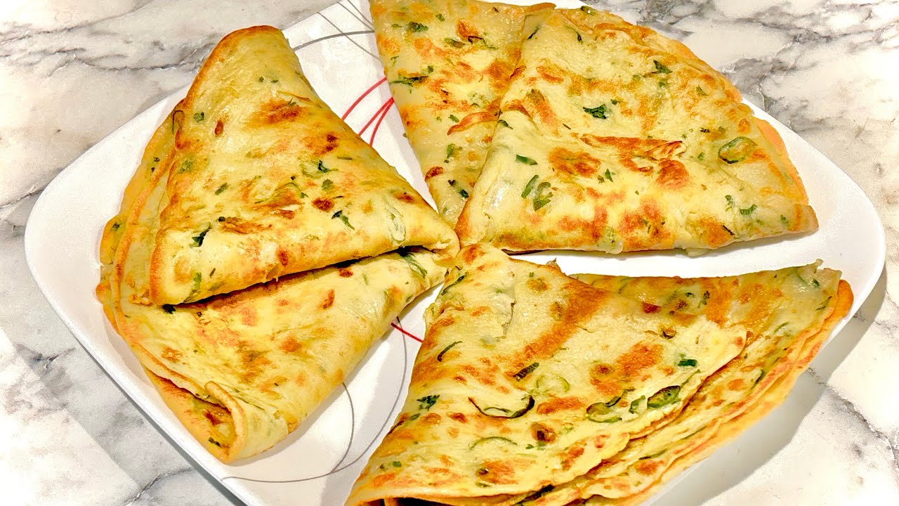 Omelet Paratha//without rolling make a soft & delicious paratha for ...