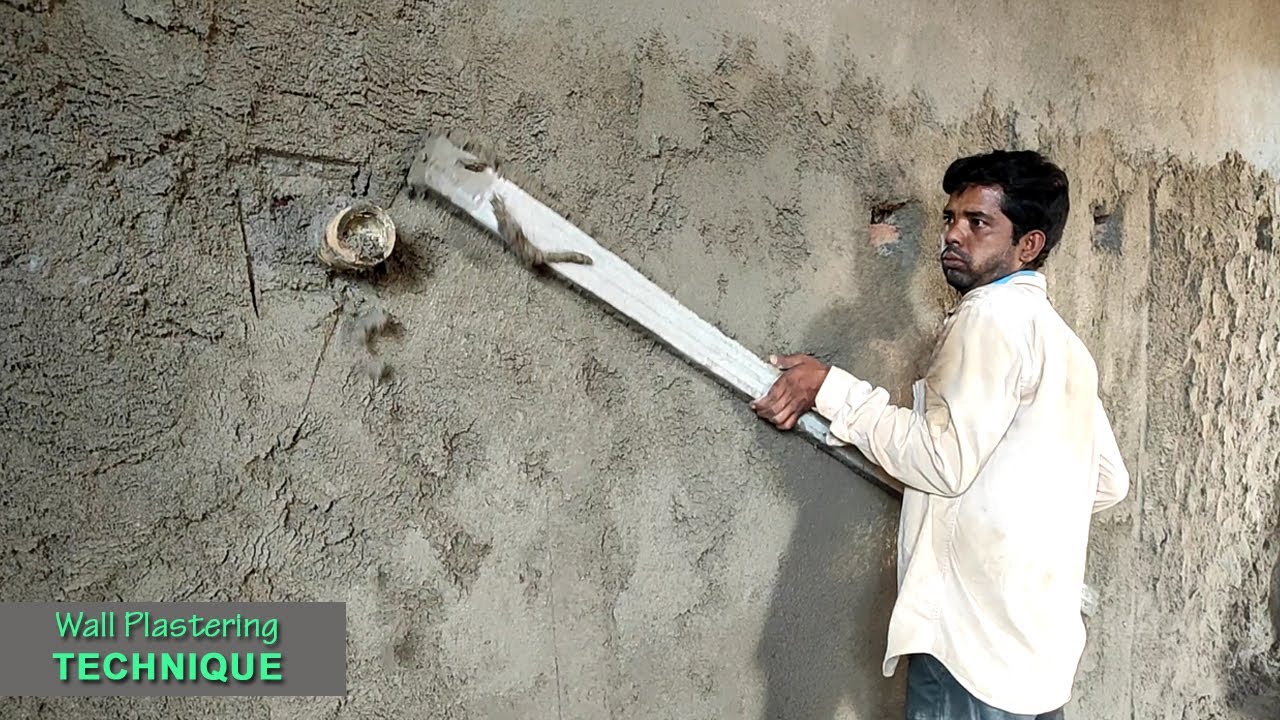 Amazing Wall Plastering Techniques Using Just 3 Hand Masonry Tools ...