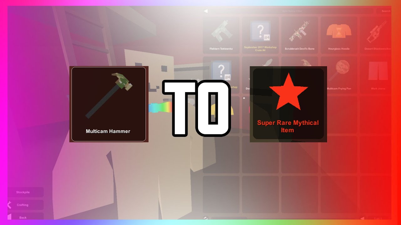 Unturned : Craft Mythicals 1000 Scrap - YouTube