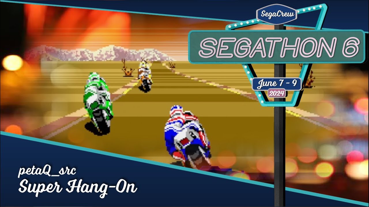 SEGATHON 6: Super Hang-On (Arcade Mode - All Courses) by petaQ_src ...