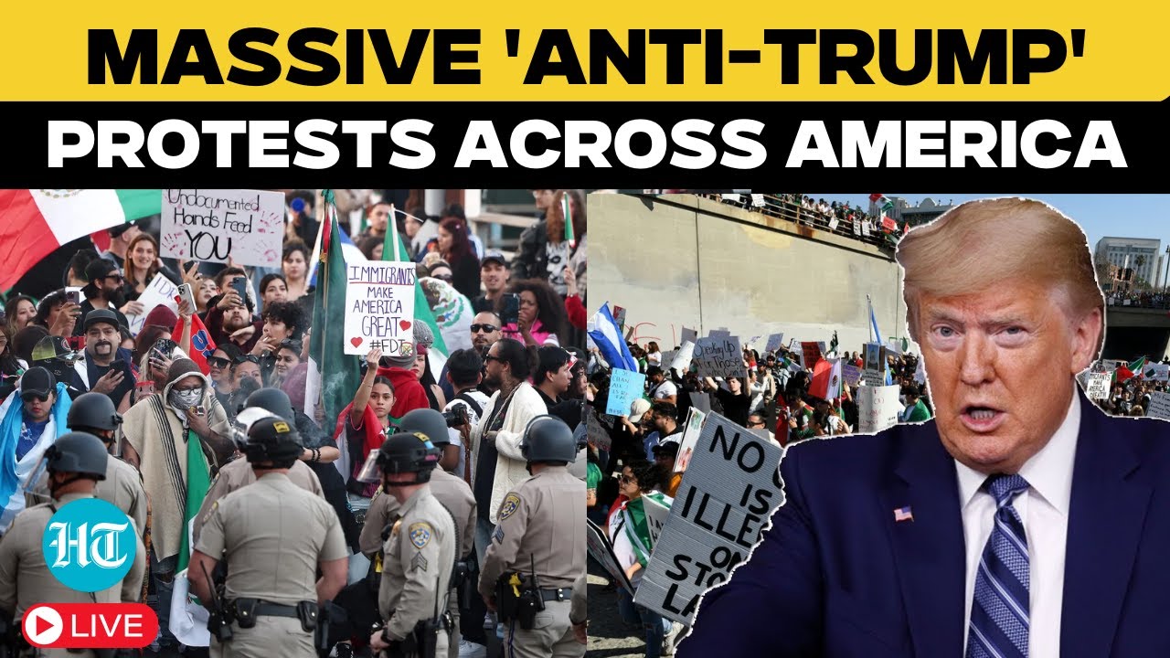 Anti-ICE Protests LIVE | Thousands Protest Against Donald Trump ...