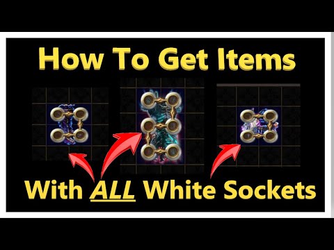 [PoE 3.25] How To Get ANY Item With ALL White Sockets - YouTube