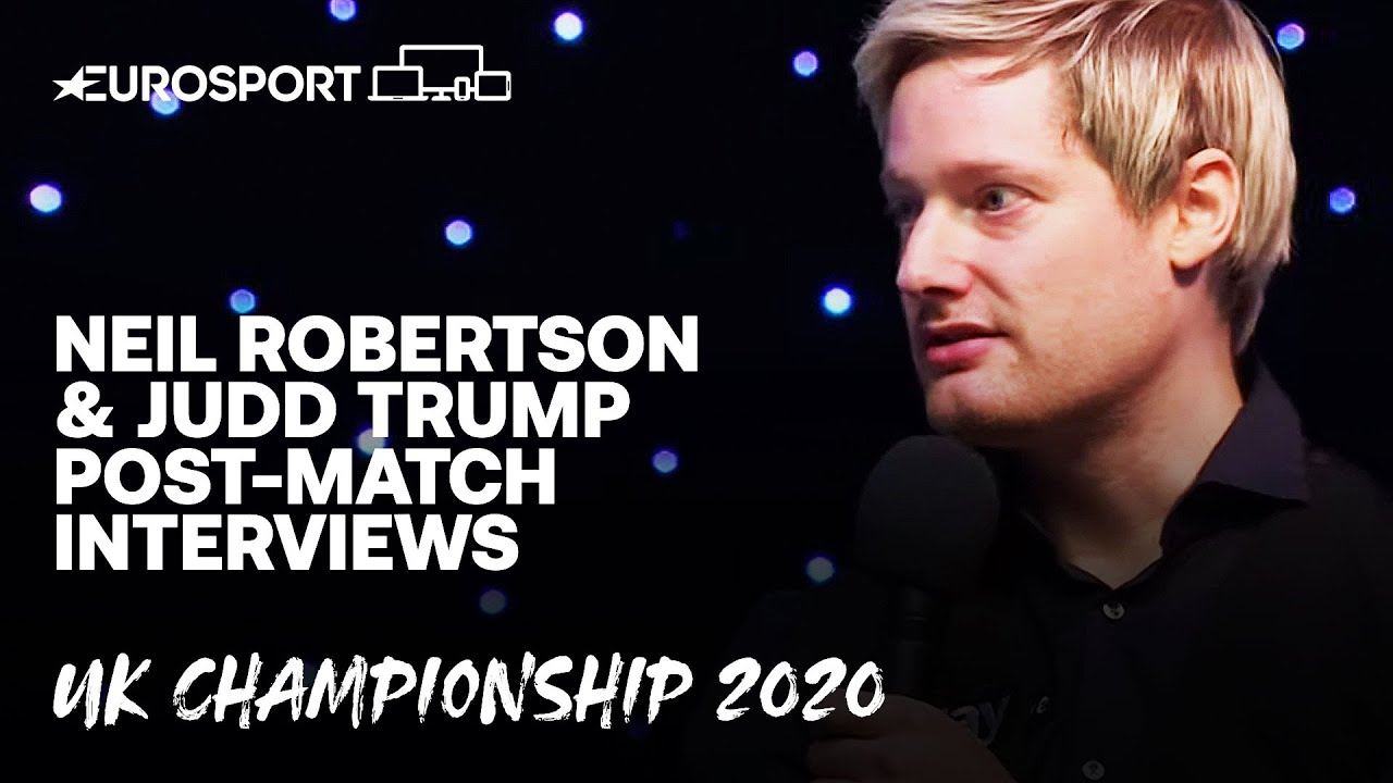 UK Championship: Robertson & Trump post-match interviews | Eurosport ...
