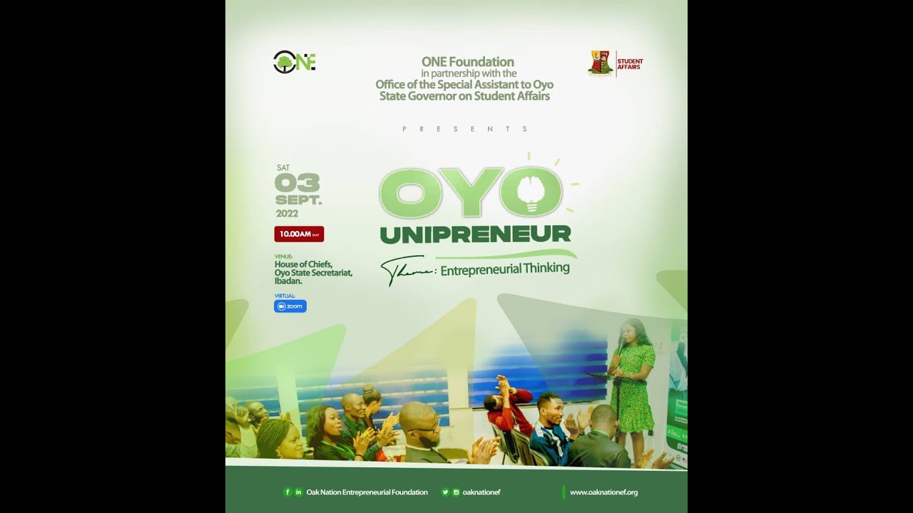 Unipreneur Oyo Short Summary - YouTube