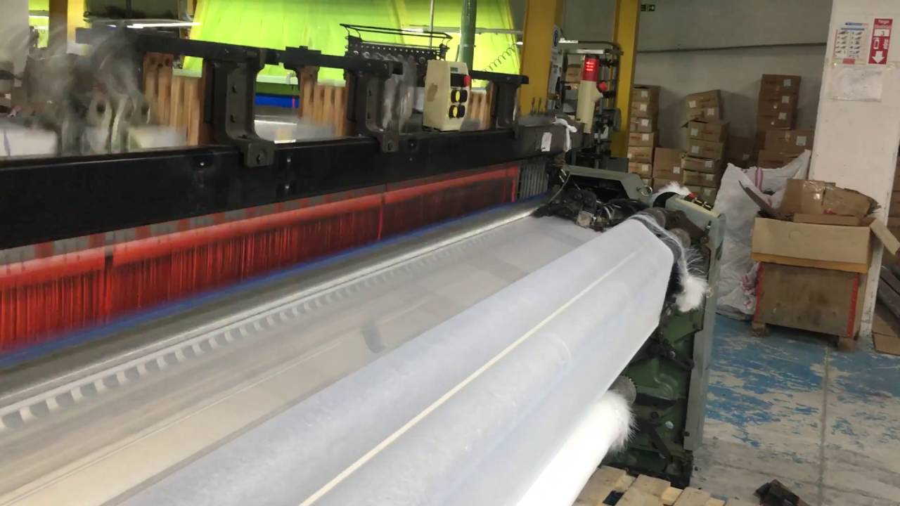 Air jet leno weaving system 500 RPM - YouTube