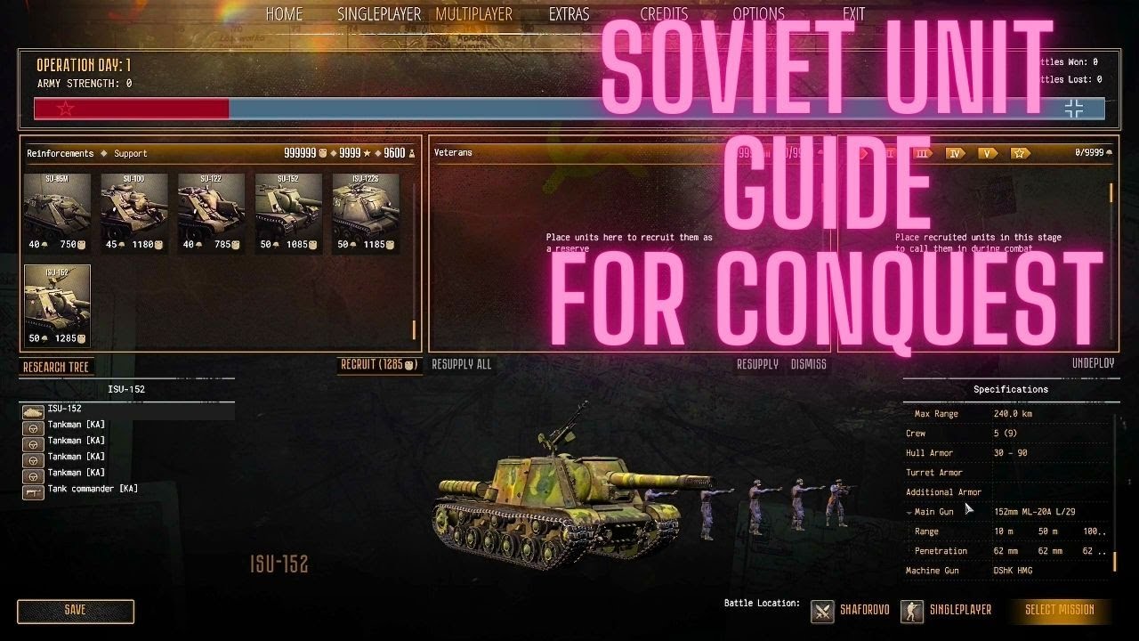 Unleash the Power of Russians , Soviet Unit Guide 2024 - YouTube
