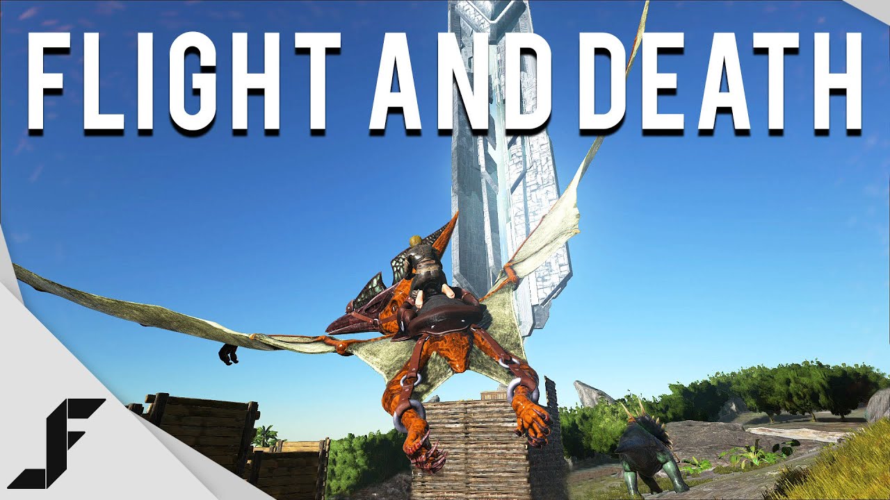 Flight and Death! - Ark Survival Evolved Gameplay Episode 6 - YouTube