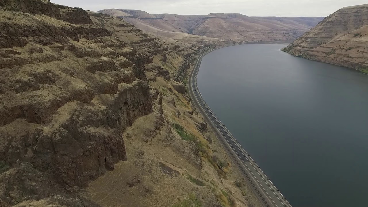 Snake River Drone Footage Near Pullman Washington - YouTube