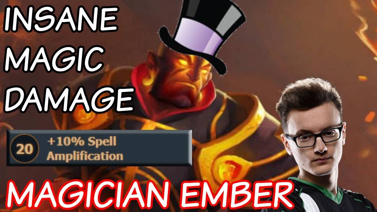 Miracle Ember Spirit | INSANE MAGIC DAMAGE | PRO GAMEPLAY 7.21c - YouTube