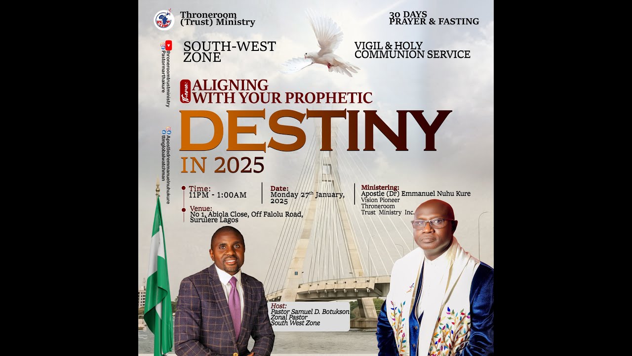 ALIGNING WITH YOUR PROPHETIC DESTINY IN 2025 - YouTube