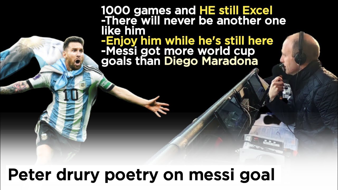 |Peter drury commentary on Messi goal| Messi goal vs Australia Fifa ...