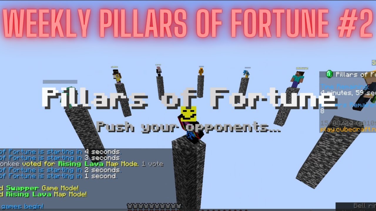 Weekly pillars of fortune #2 #minecraft - YouTube