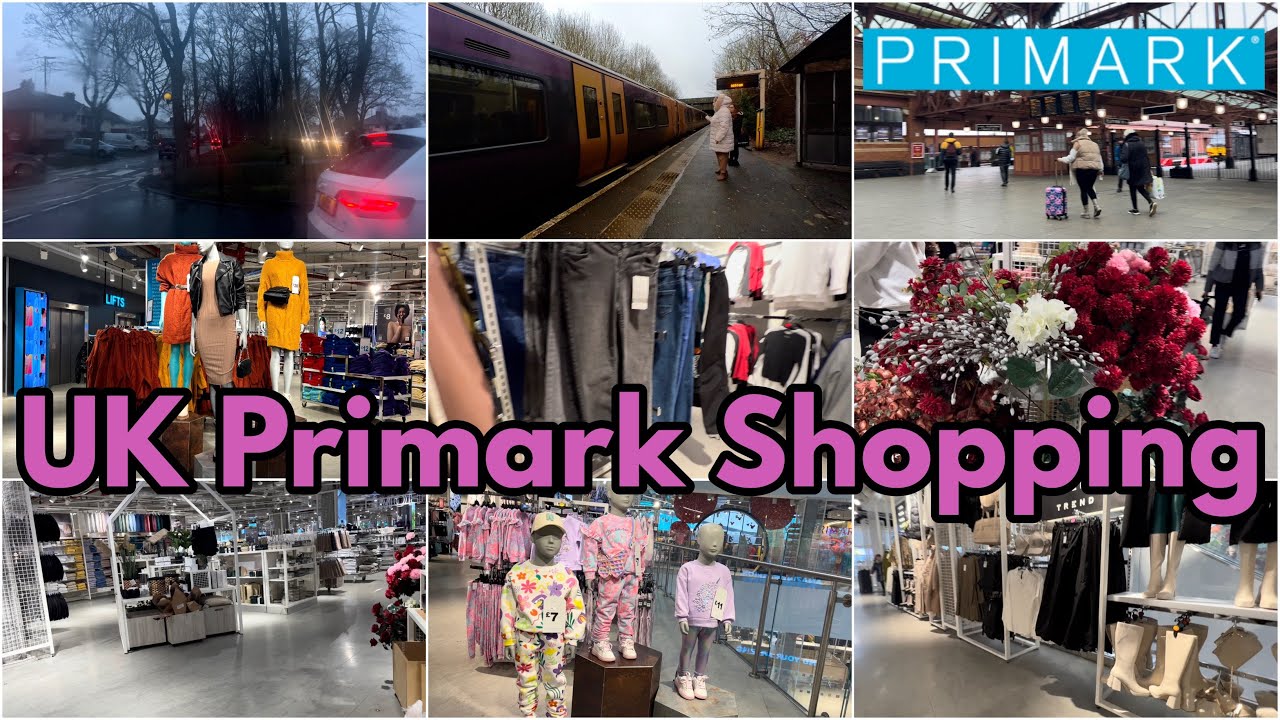 UK Primark Shopping 2023 | Bad Weather In England - YouTube
