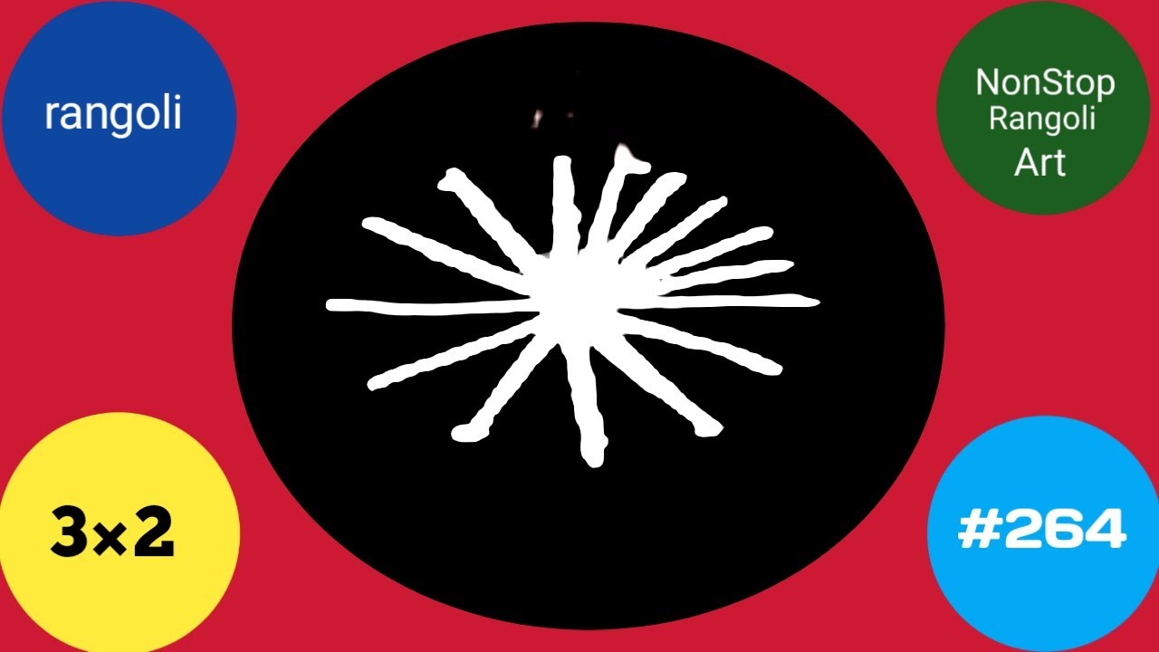 easy daily rangoli with 3×2 dots || simple 3 dots muggulu || Nonstop ...