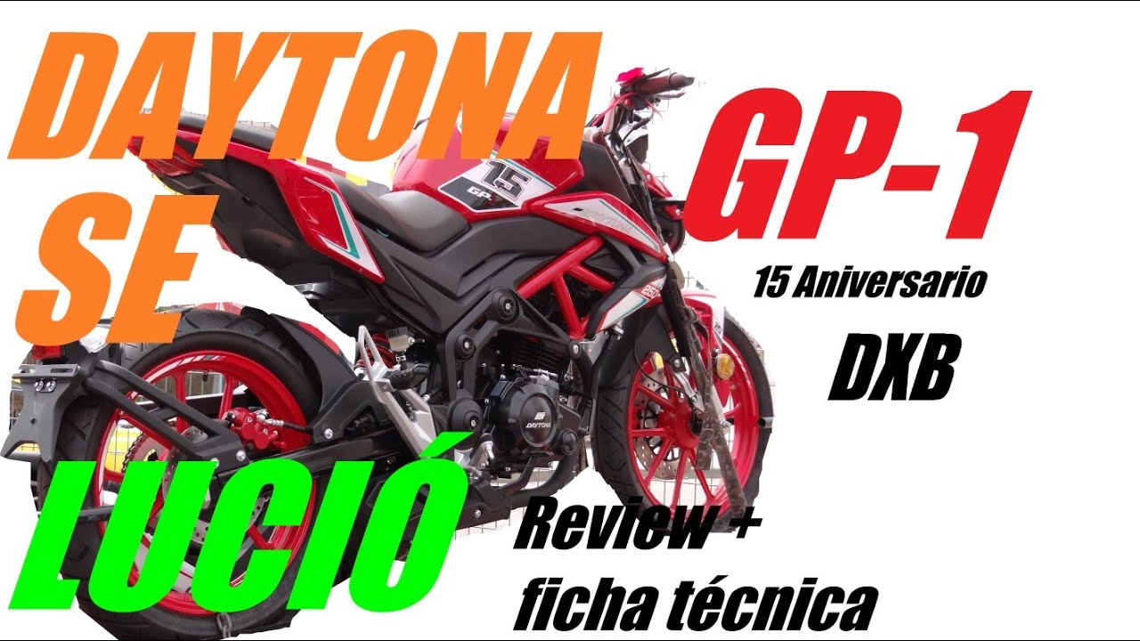 Daytona GP1 250cc // Review COMPLETO // DIEGO XAVIER BIKER - YouTube