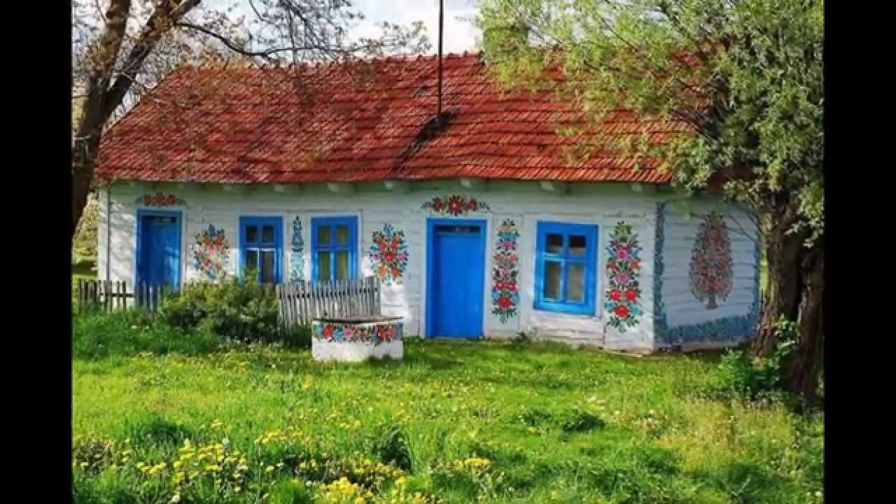 Zalipie | The Most Beautiful Painted Village in Poland - YouTube
