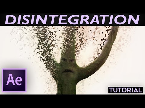DISINTEGRATION EFFECT (Fast & Easy) - After Effects VFX Tutorial