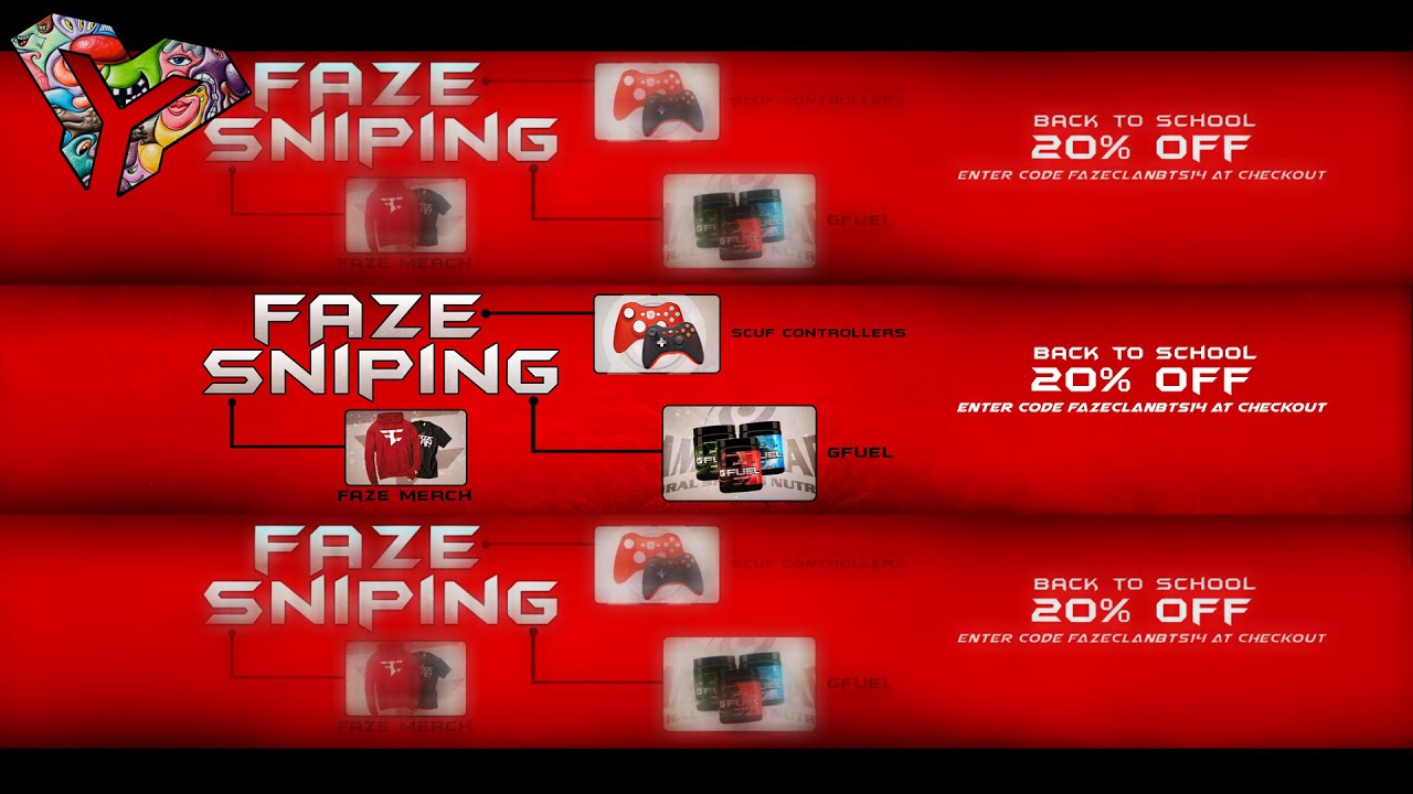 Faze banner speed art - YouTube