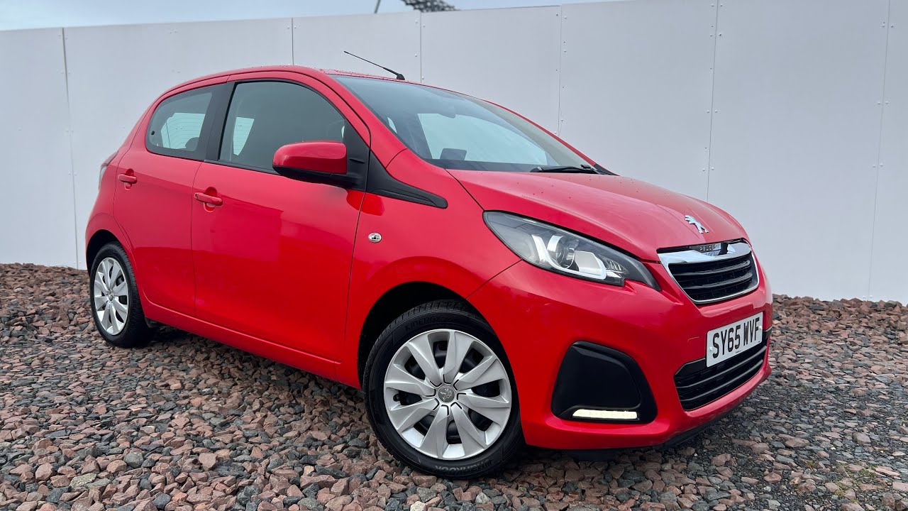 65 Plate Peugeot 108 1.0 Active 5dr 2-Tronic @FrasersCars - YouTube