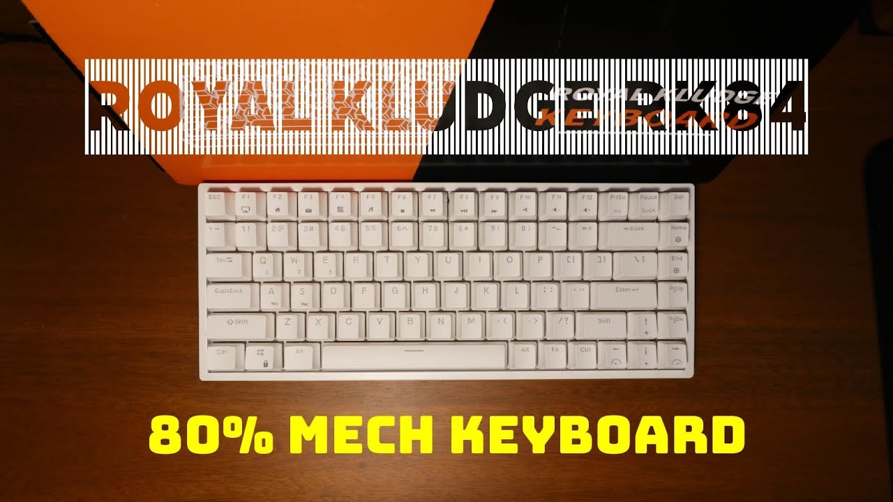 Royal Kludge RK84 White Unboxing | I finally got a wireless mechanical ...